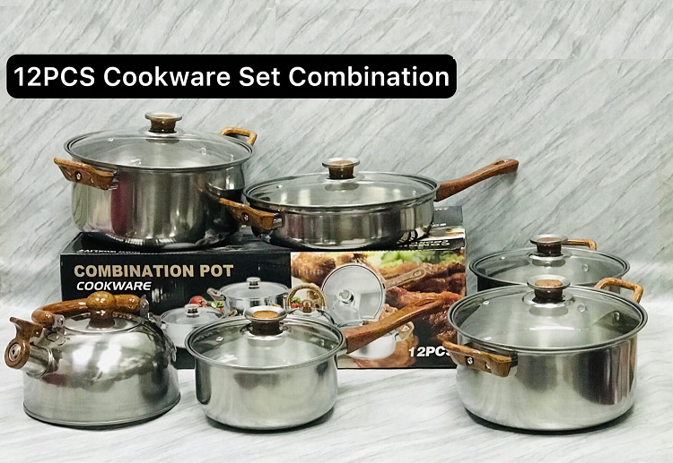 12pcs Cookware Set - Combination