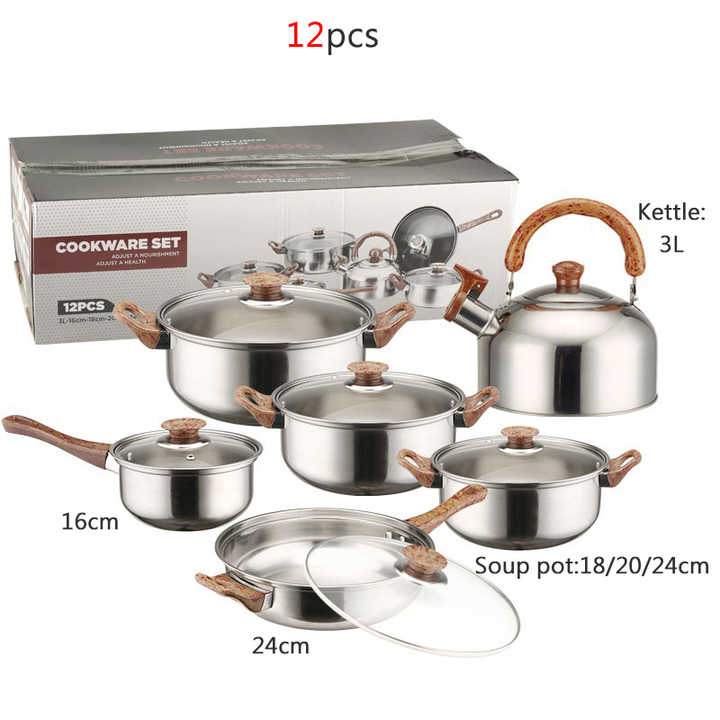 12pcs Cookware Set - Combination